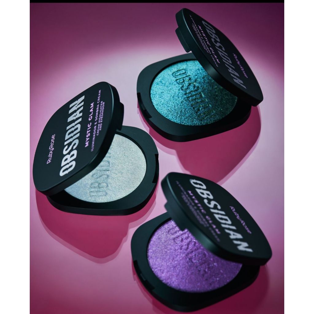 Iluminador e Sombra Cream OBSIDIAN - RUBY ROSE - EDIÇÃO LIMITADA - Faz ...
