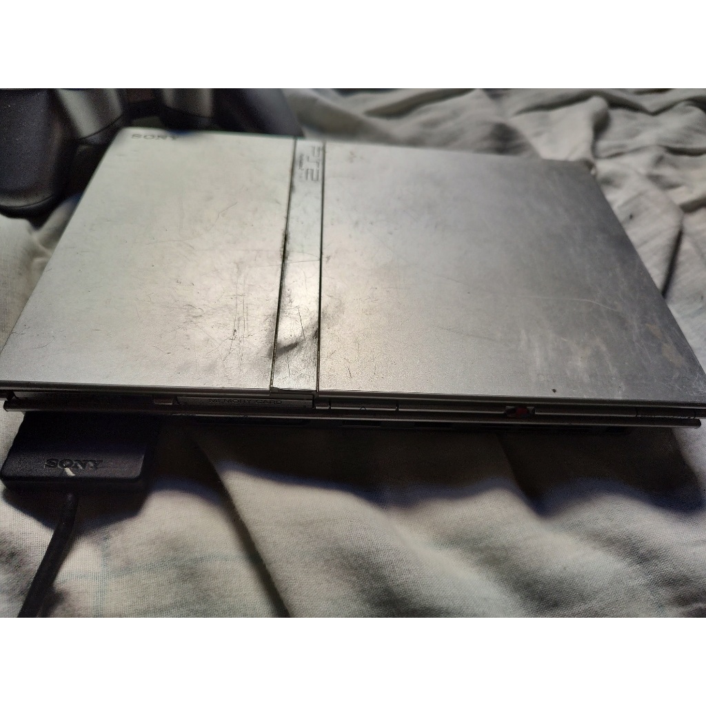 Playstation 2 Slim Prata Com Leitor Novo e HD Externo de 500GB | Shopee ...