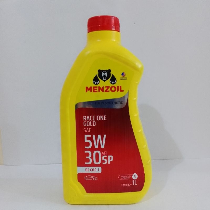 Óleo para motor sintético 5W30 Dexos1 Menzoil | Shopee Brasil