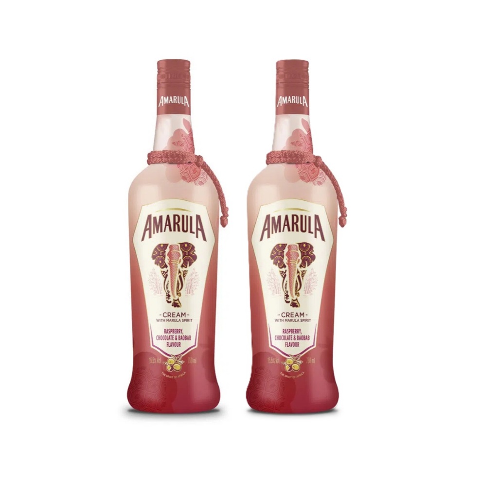 Kit Licor Amarula Raspberry 750ml 2 unidades | Shopee Brasil