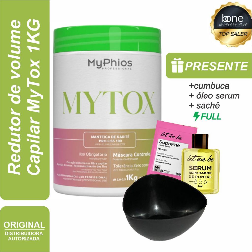 Botox Capilar 1-KG - Mytox - Myphios Original | Shopee Brasil