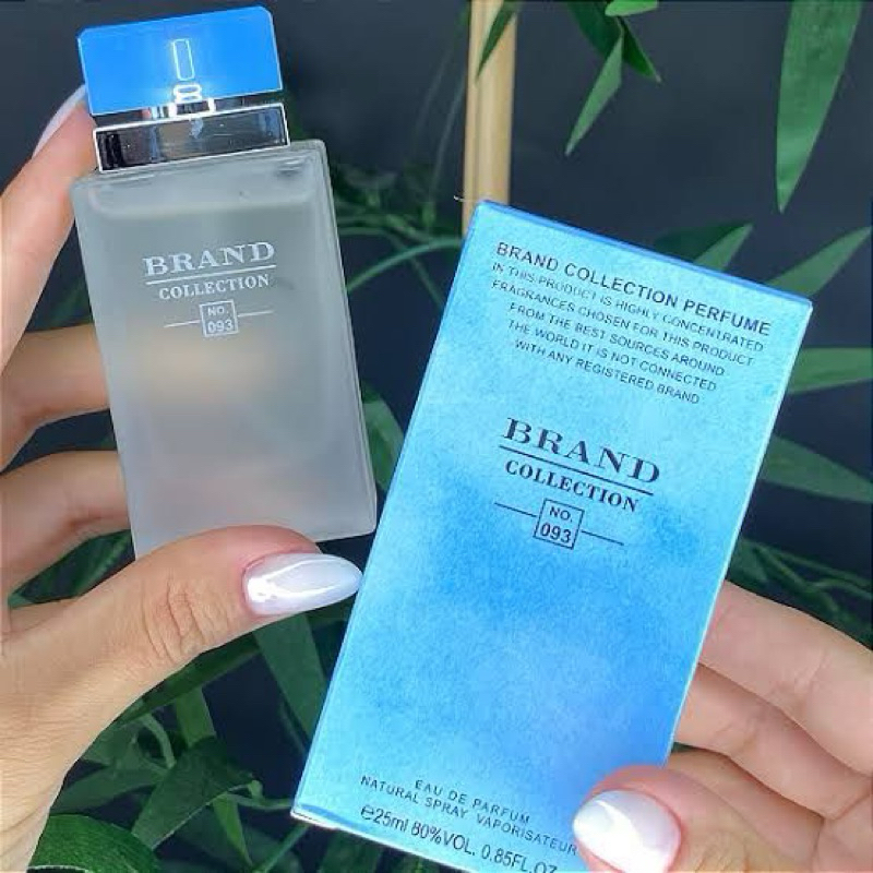 PERFUME BRAND COLLECTION 25 ML N• 093 - (FRAG. LIGHT BLUE) | Shopee Brasil