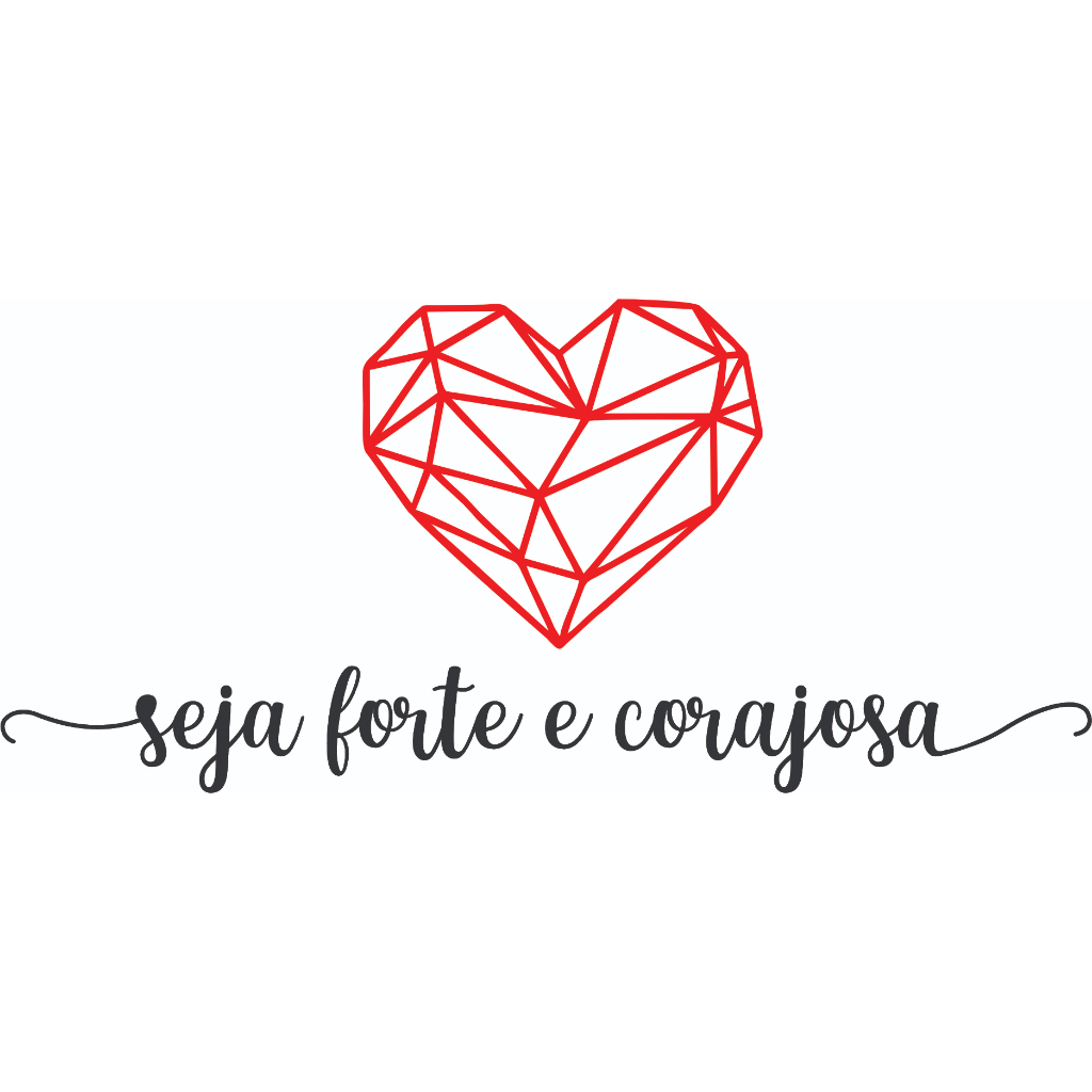 Adesivo Frase De Parede Seja Forte E Corajosa Com Coração | Shopee Brasil