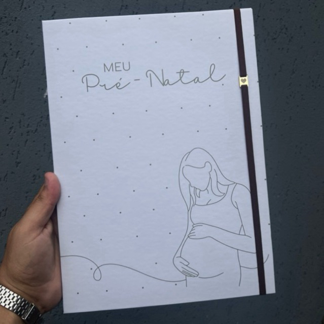 Pasta Catálogo Gestante Personalizada Meu Pré Natal Porta Documentos ...