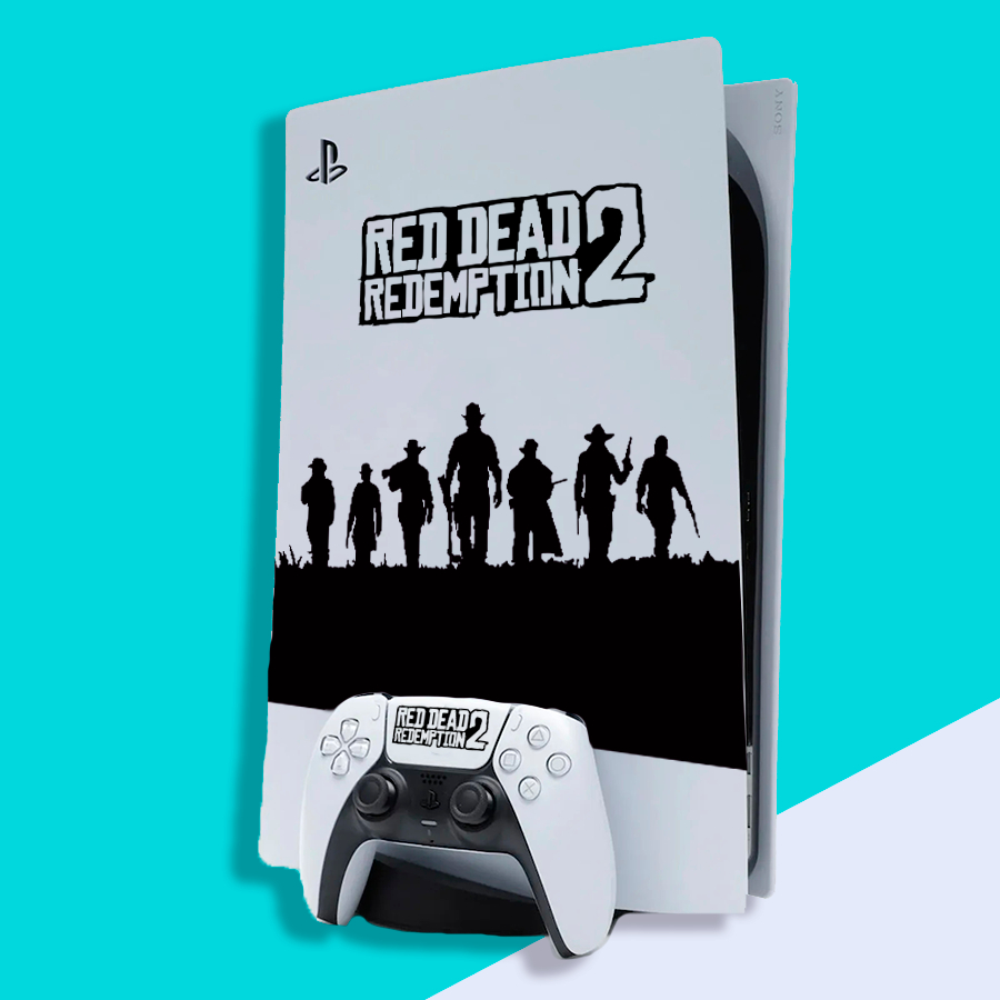 adesivo red dead redemption 2 playstation 5 ps5 skin | Shopee Brasil