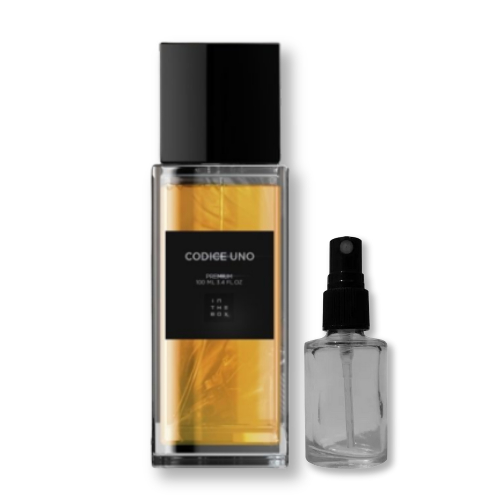 Perfume Decant Codice Uno - In The Box 10ml 5ml e 4ml | Shopee Brasil