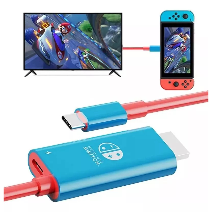 Cabo Adaptador Tipo C Hdmi 2m Tv Pc Nintendo Switch Ps4 Xbox - Faz a Boa!