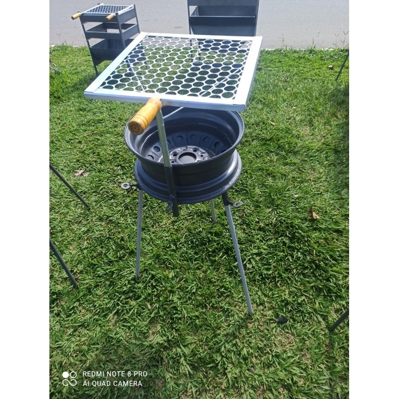 Churrasqueira Roda De Carro - Prática e Resistente - DIRETO DA FÁBRICA | Shopee Brasil