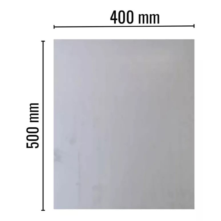 Chapa Inox 304 Medidas 500x400mm X 1mm Espessura | Shopee Brasil