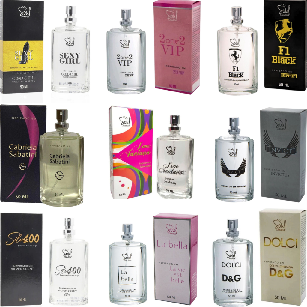 DEO COLONIA INSPIRAÇÃO FEMININO E MASCULINO 50ML SOUL INVICTUS F1 BLACK ...