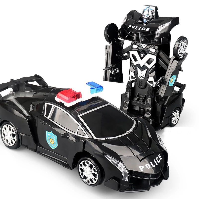 Carro Robo Guerreiro Policia Venom God Of War, Bate e volta e Com Som ...
