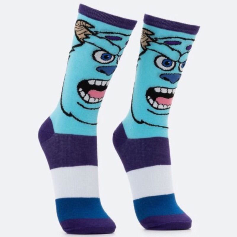 Meia divertida Cano médio Monstros SA Mike Sullivan cosplay Crossfit ...