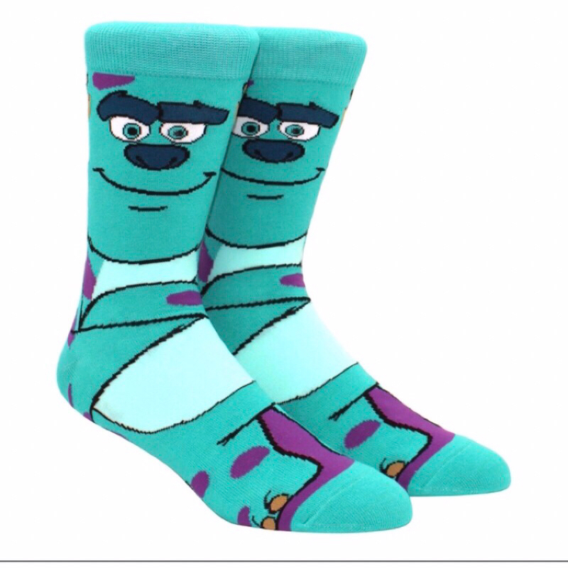 Meia divertida Cano médio Monstros SA Mike Sullivan cosplay Crossfit ...