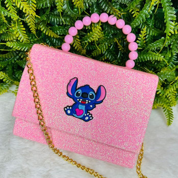 Bolsa stitch infantil menina /bolsinha blogueira infantil lilo stitch ...