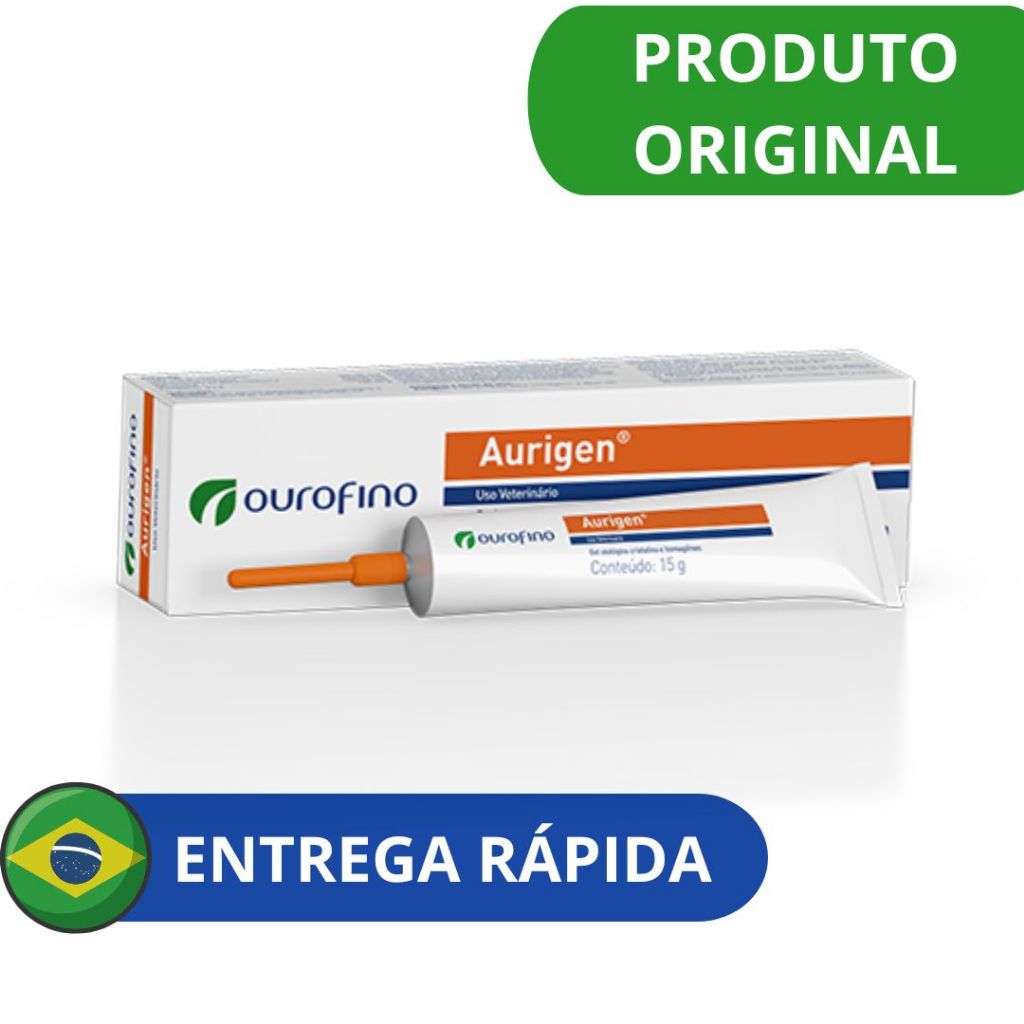 Tratamento Otológico Aurigen Pomada Com 15g - Ourofino | Shopee Brasil