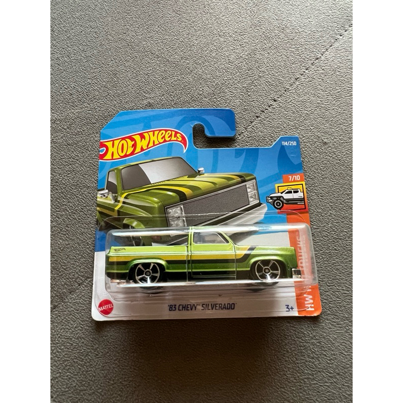 Hot Wheels Silverado Verde | Shopee Brasil