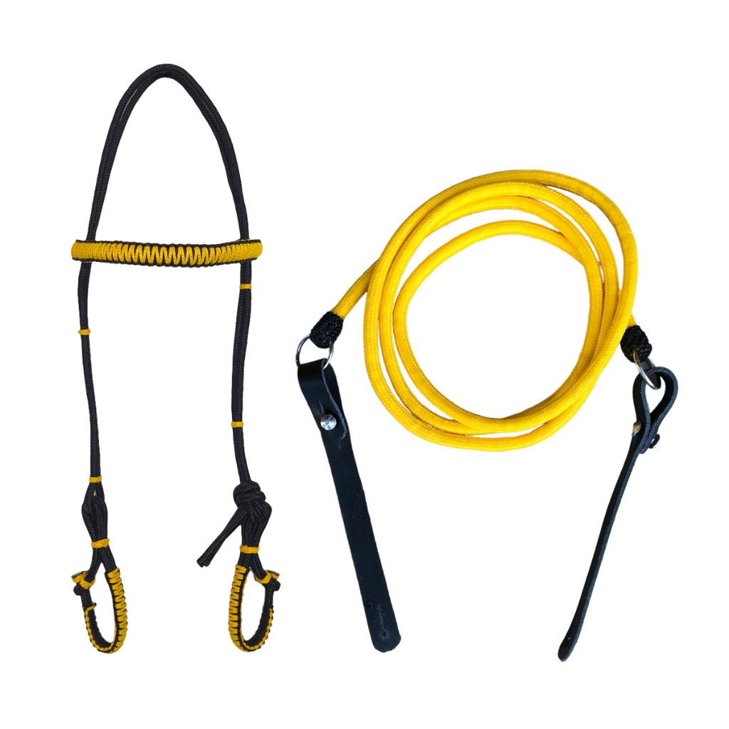 Traia Rédea Com Biqueiras E Cabeçada De Cordinha Com Ajuste Várias Cor ...