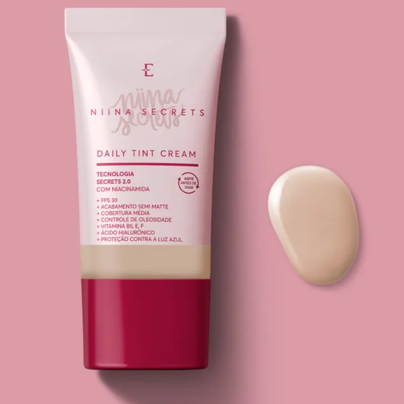 BASE DAILY TINT CREAM, 25ml NIINA SECRETS EUDORA | Shopee Brasil BASE DAILY TINT CREAM, 25ml NIINA SECRETS EUDORA | Shopee Brasil