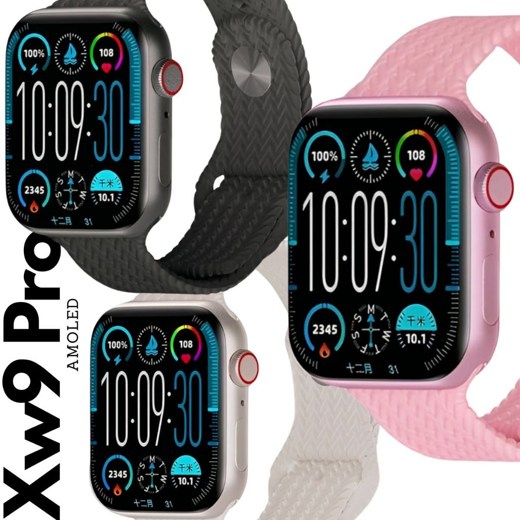 Smartwatch Series 9 Xw9 Pro Tela 45mm AMOLED e CPU Dual Core ChatGPT ...