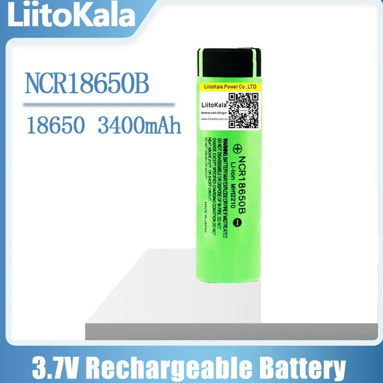 Bateria Liitokala 3400mAh modelo NCR3400B | Shopee Brasil