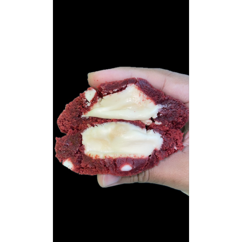 COOKIE RED VELVET CHOCOLATE BRANCO - COOKIE PISCA | Shopee Brasil