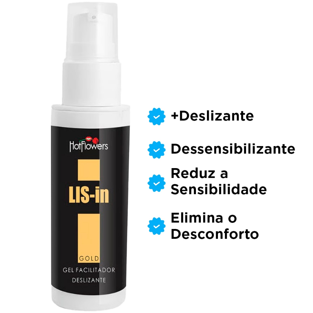 Gel Lubrificante Íntimo Dessensibilizante Anal Lis In 30g - Hot Flowers ...