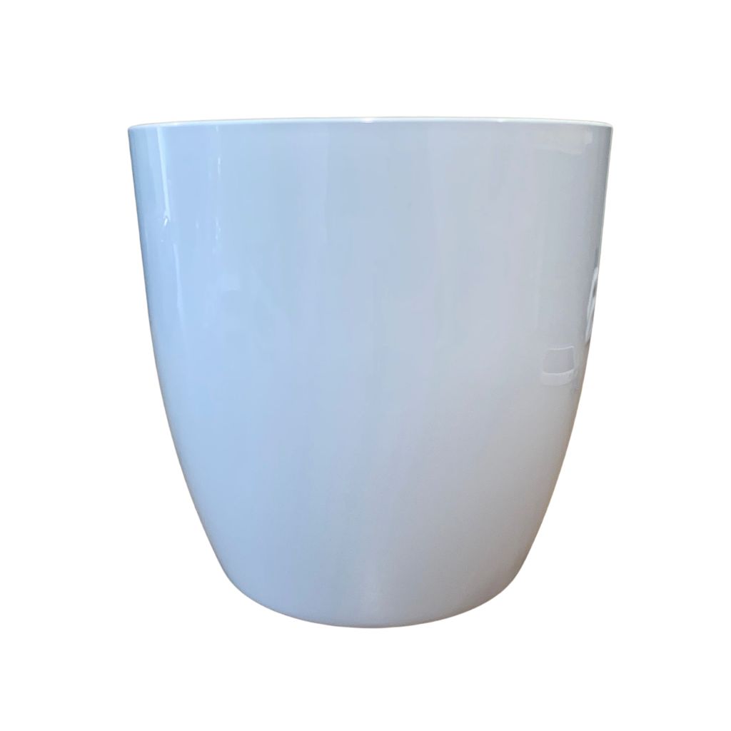 Vaso Cachepo para Plantas Liso Plástico GG 15x15 Branco Decorativo ...