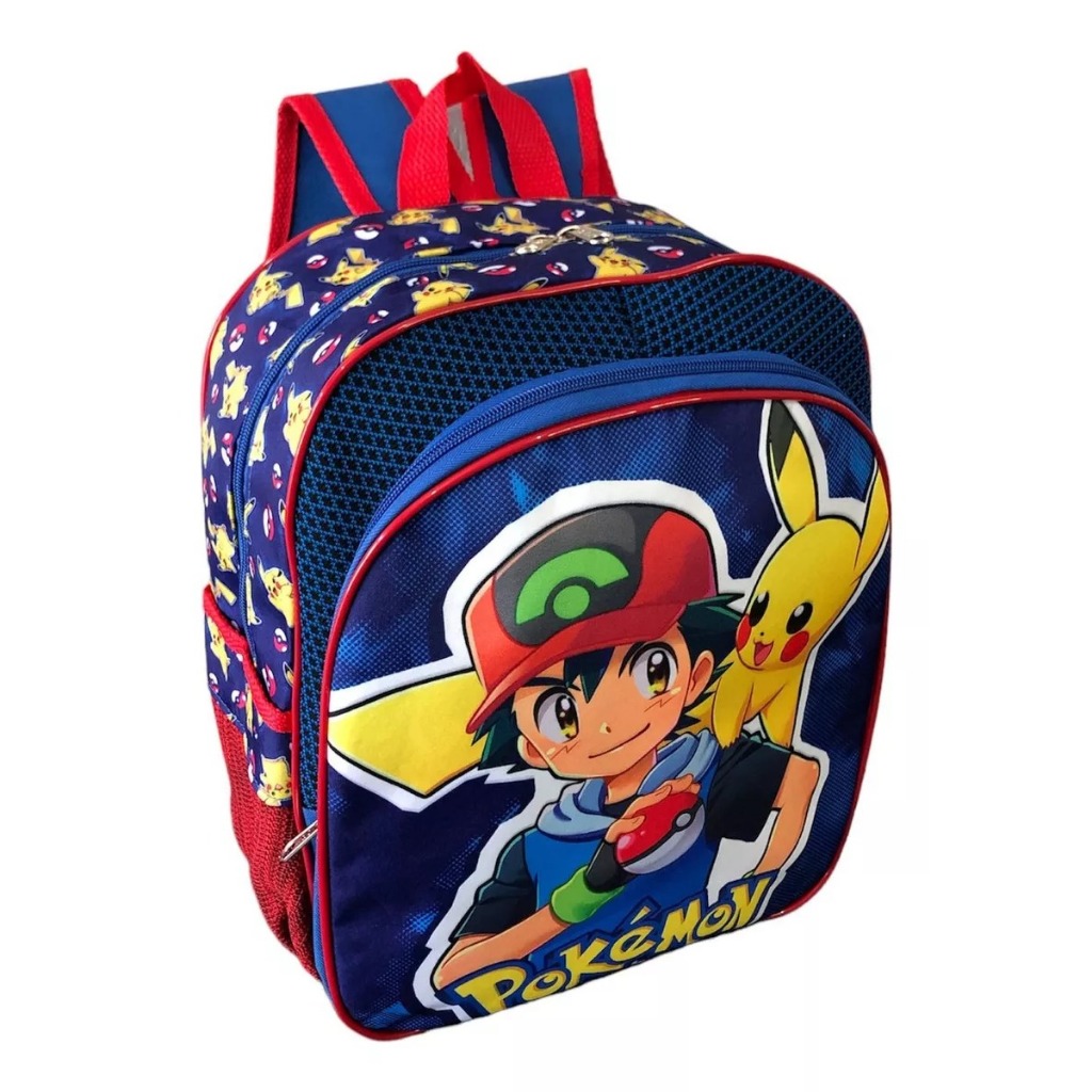 Mochila Escolar Pokemon Pikachu Costas Tam G Meninos | Shopee Brasil