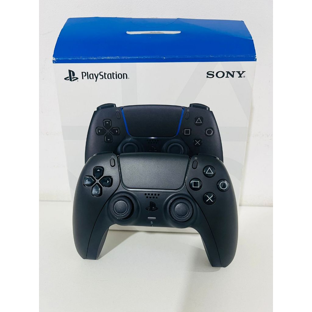 Controle sem fio DualSense Midnight Black Sony - PS5 (Usado) | Shopee ...