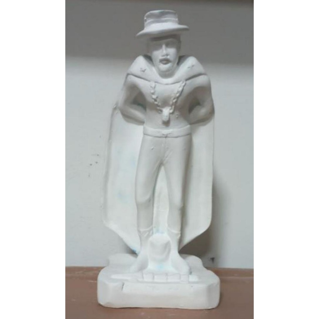 Estátua Exu Maioral / Ganga 24cm Gesso Crú | Shopee Brasil