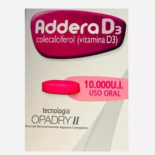 Vitamina D Addera D3 10.000ui 10 Cápsulas | Shopee Brasil