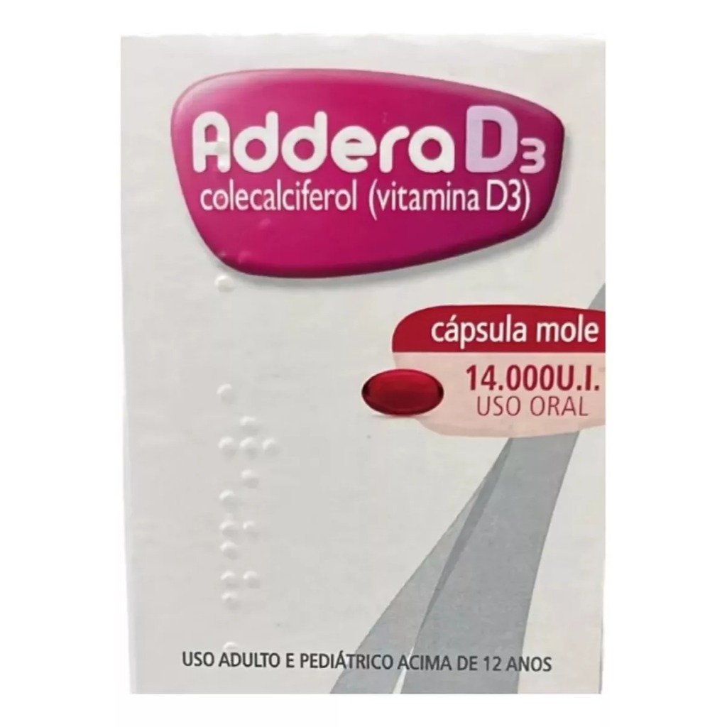 Addera D3 14.000ui 4 Capsulas Moles | Shopee Brasil