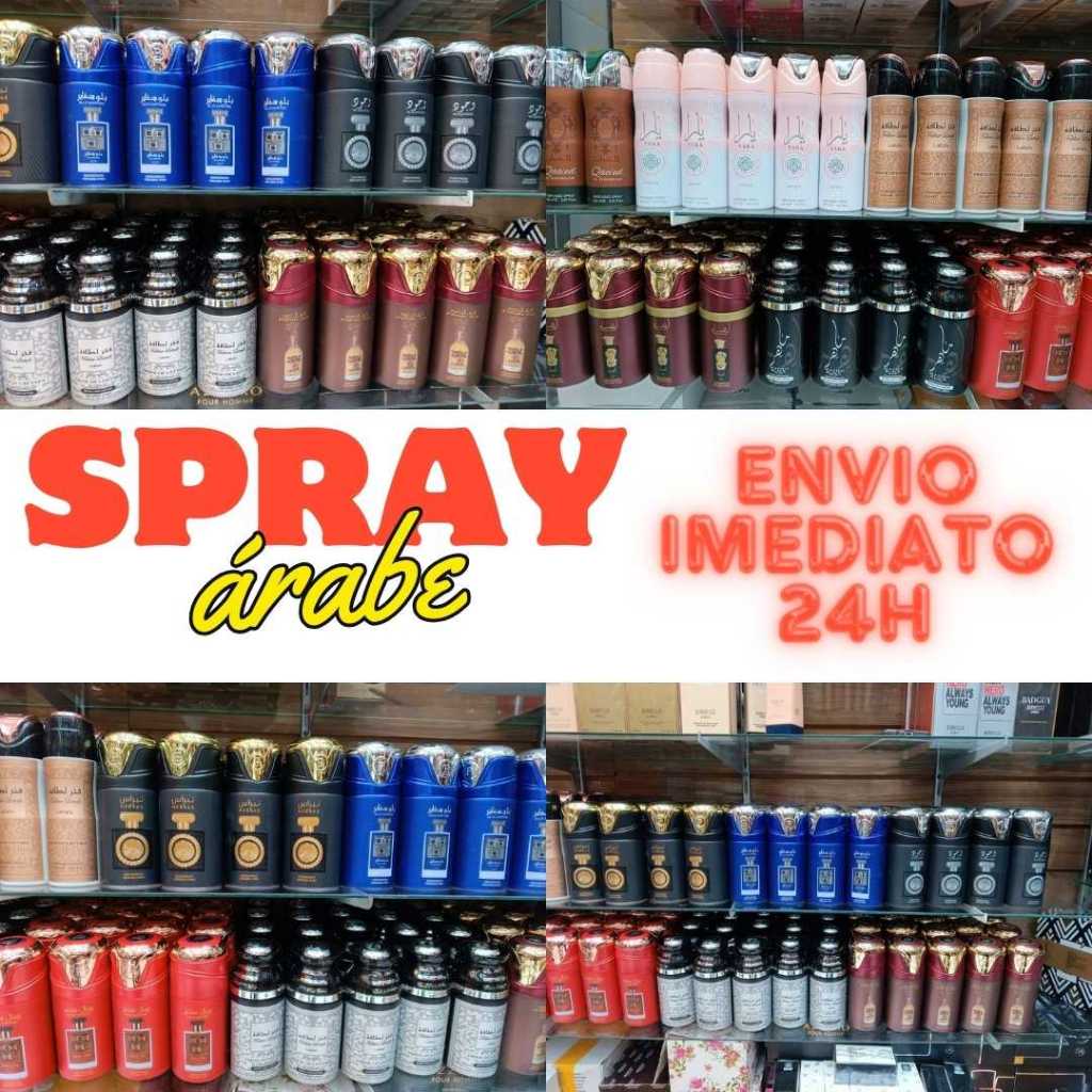 Spray Árabe Original Perfume Spray Aerosol Exclusivo Novidade Árabes ...