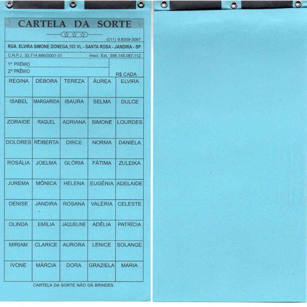 Cartela de RIFA com 50 Nomes Cartela da Sorte Com 2 Nomes de Sorteios | Shopee Brasil