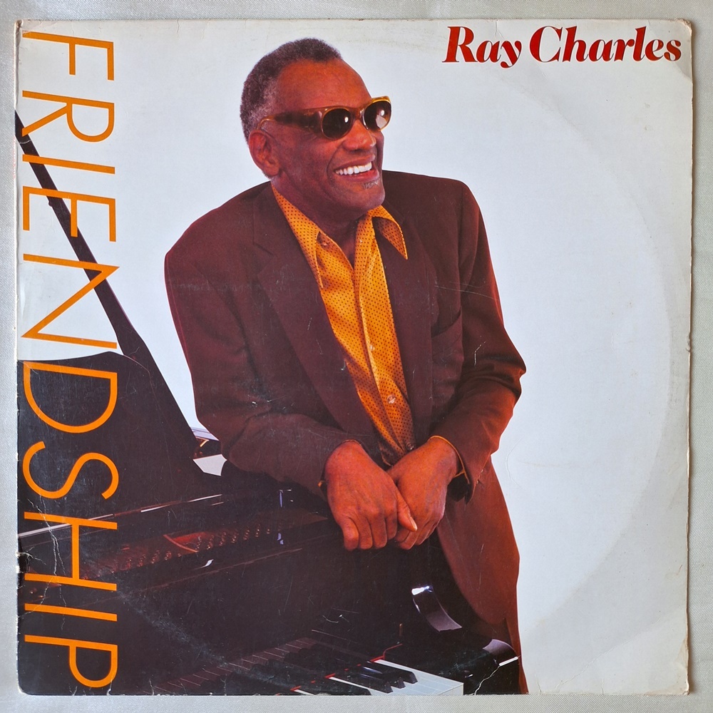 DISCO DE VINIL LP - RAY CHARLES – FRIENDSHIP (1984) | Shopee Brasil