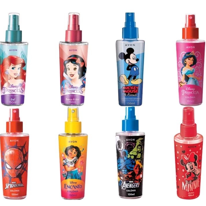 Colônia Infantil Avon Disney - Mirabel - Avengers ou Spiderman ou ...