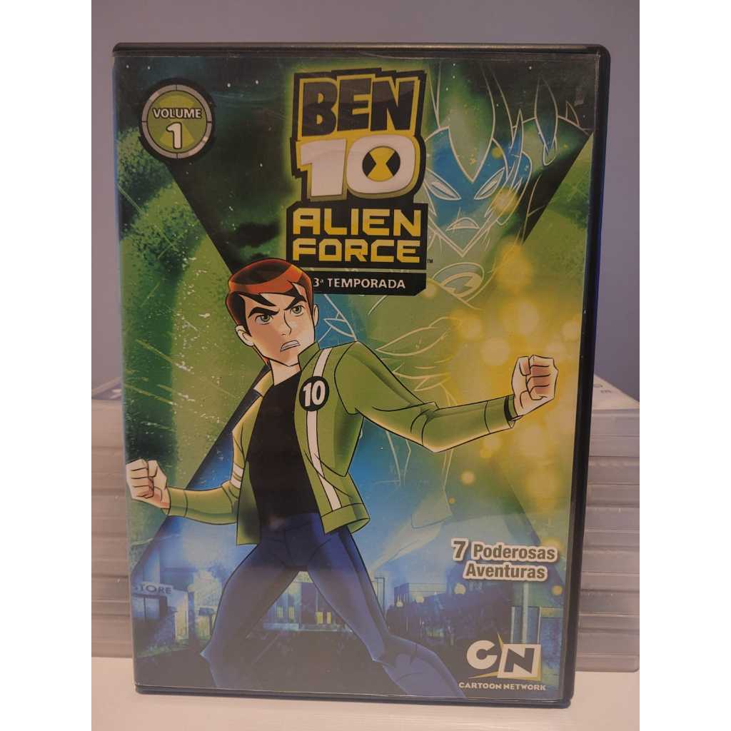 BEN 10 - ALIEN FORCE - 3ª TEMPORADA - DVD - Original | Shopee Brasil