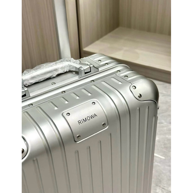 Mala Rimowa ALUMÍNIO bordo | Shopee Brasil