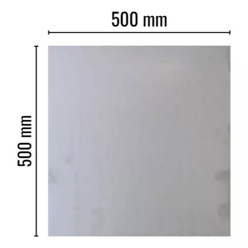 Chapa Inox Medidas 500x500mm X 3mm Espessura | Shopee Brasil