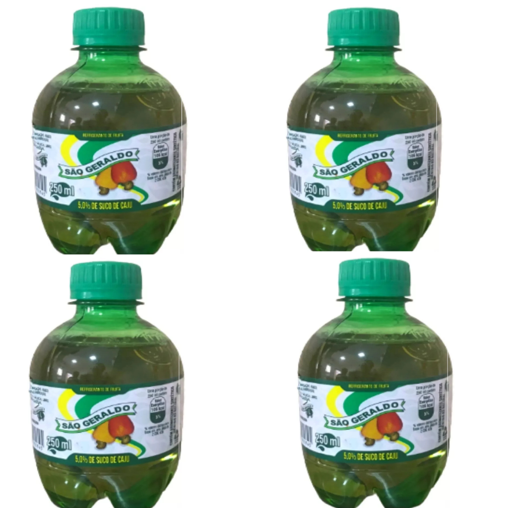 Refrigerante Mini São Geraldo 250ml - 4 Unidades | Shopee Brasil