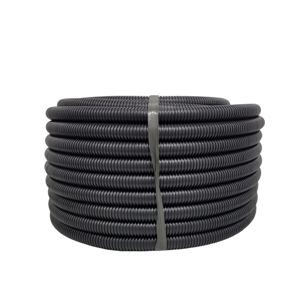 Conduíte Corrugado Preto 3/4 x 50m - Pead Extra Leve - ENVIO IMEDIATO ...