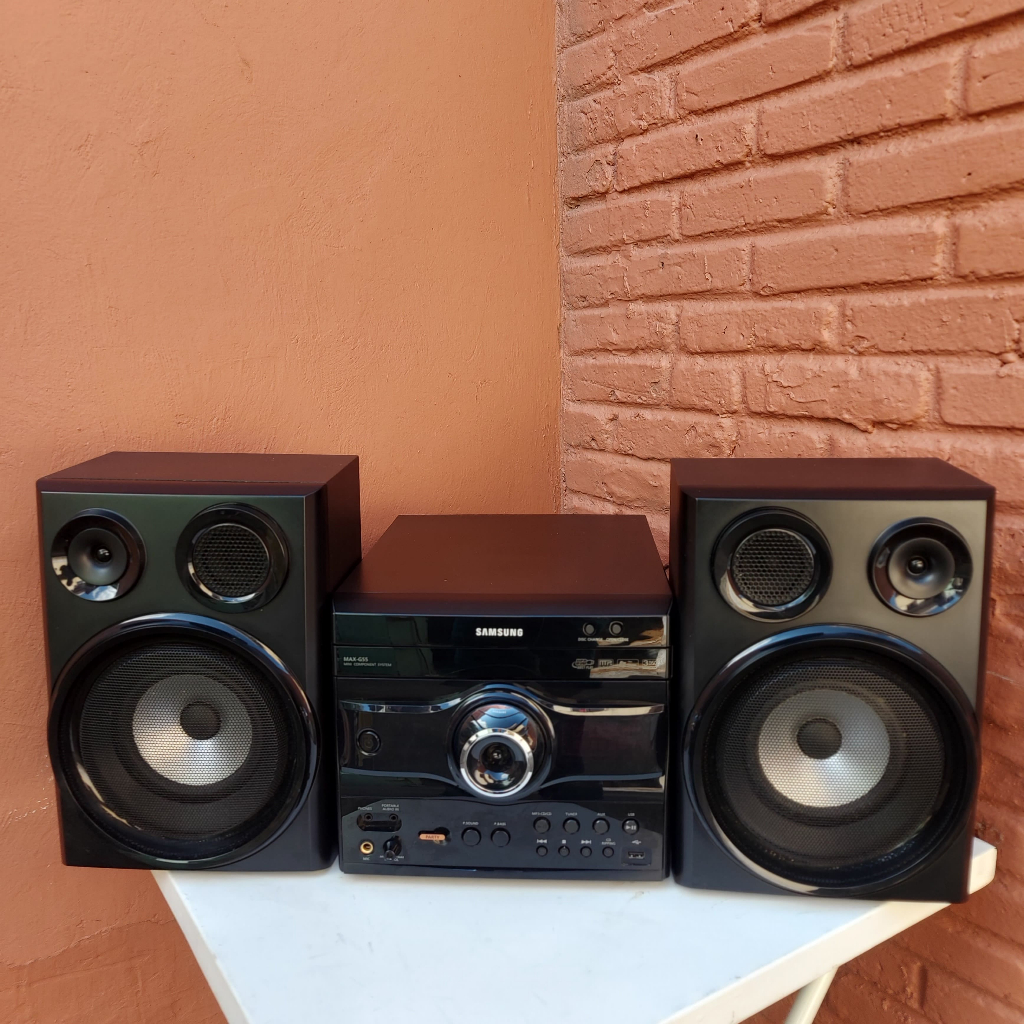 Mini System Samsung MAX-G55TD/XAZ c/ MP3, Entrada USB e Ripping 180W ...