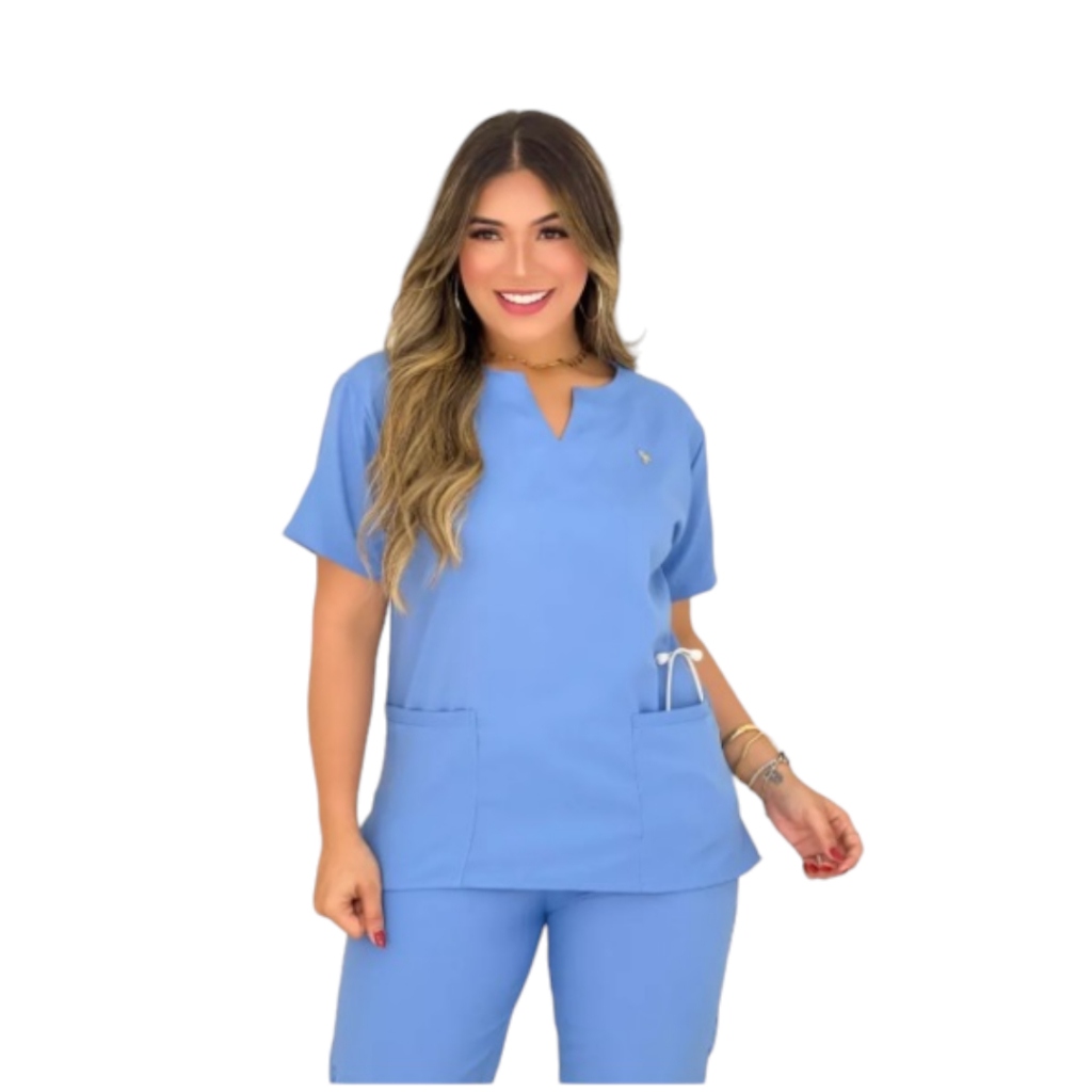 Conjunto Pijama Cirúrgico Oxford Scrub Roupa Hospitalar Farda Uniforme ...