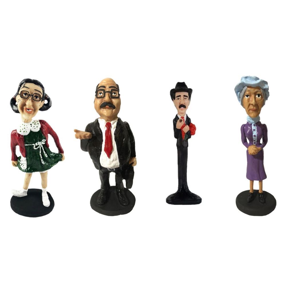 Kit com 4 personagens da Turma do Chaves com Chiquinha, Barriga ...