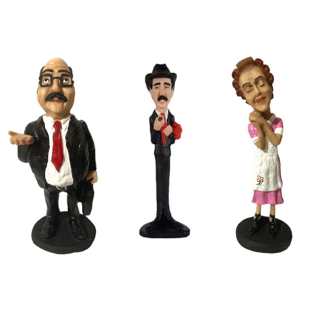 Kit com 3 personagens da Turma do Barriga, Professor Girafales e Dona ...