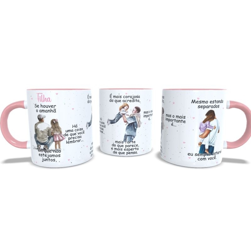 Caneca - Se houver o amanhã (Pai e Filha ) | Shopee Brasil