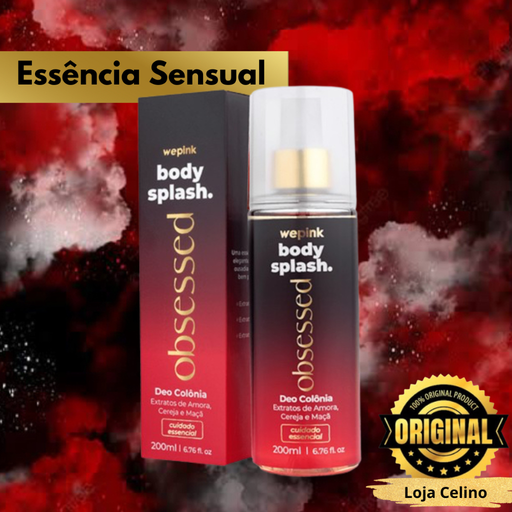 Body Splash Obsessed Desodorante Colônia 200 ml Wepink | Shopee Brasil