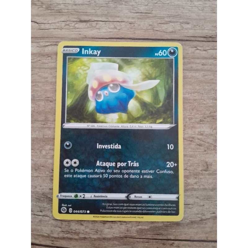 Carta Pokemon Inkay Original SP | Shopee Brasil
