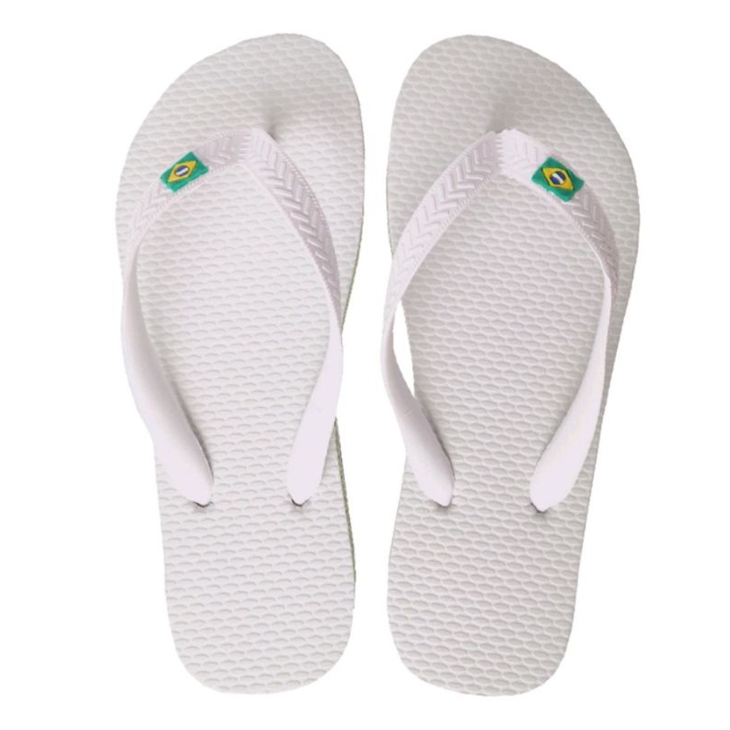 chinelo tradicional de borracha com bandeirinha, Unissex ideal para o ...