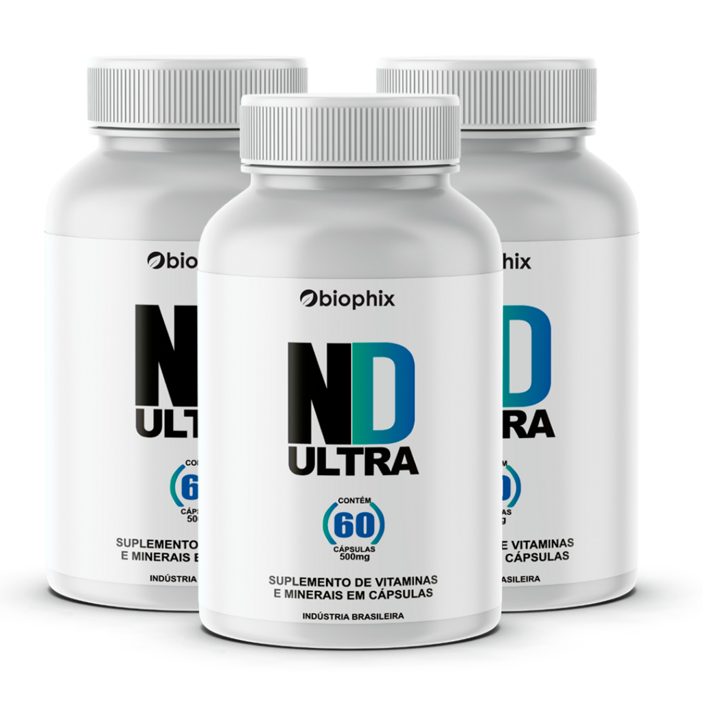 Pague 2 Leve 3 ND Ultra Original 60 Cápsulas - Suplemento Natural - Loja Oficial | Shopee Brasil